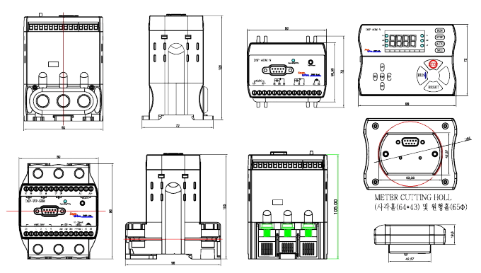 DSP-AOM-N电动机保护控制器韩国三和SAMWHA